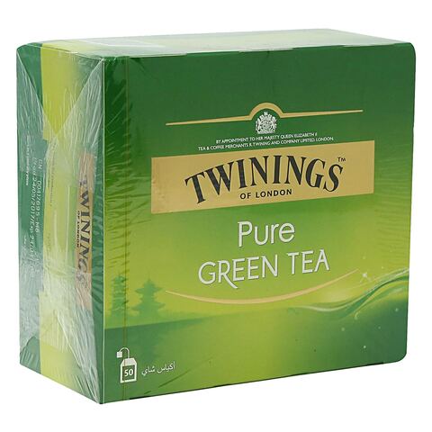 Twinings Pure Green Tea Bags 2g Pack of 50 price in UAE | Carrefour UAE ...