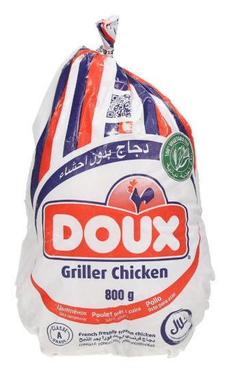 Doux Frozen Griller Chicken 800 gr price in Kuwait | Carrefour Kuwait ...