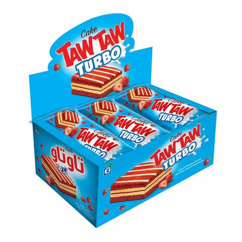 Tawtaw Turbo Cake with Strawberry Filled - 4 Pieces price in Egypt ...