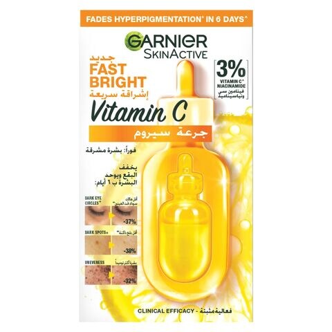 Garnier SkinActive Fast Bright Hyperpigmentation Ampoule Serum Clear 1 ...