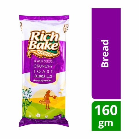 Buy Rich Bake Crunchy Toast With Black Seeds - 160gm Online - Shop ...