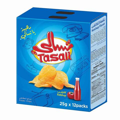 Tasali Ketchup Potato Chips 25g 12 Pieces price in Saudi Arabia ...