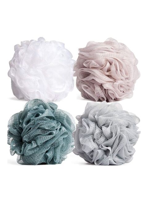 Marrkhor 4-Piece Mesh Bath Sponge Loofah, Multicolor, 13Cm price in UAE ...