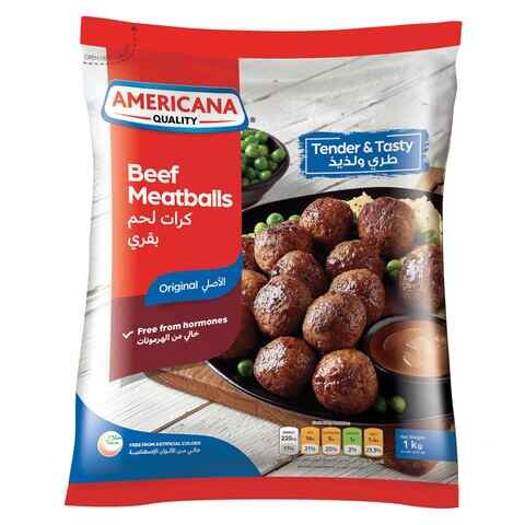 Americana Beef Meatballs 1kg price in UAE | Carrefour UAE | supermarket ...