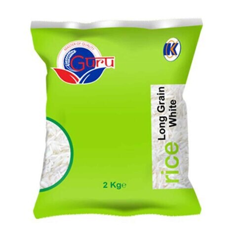Buy Guru Long Grain White Rice 2Kg Online - Carrefour Kenya
