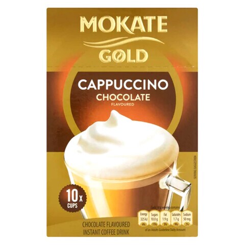 Mokate Gold Cappuccino with Chocolate Flavor - 18 gram - 10 Sachets price in Egypt | Carrefour ...
