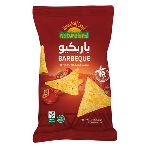 Natureland Organic Barbecue Tortilla Chips 150g price in Kuwait ...