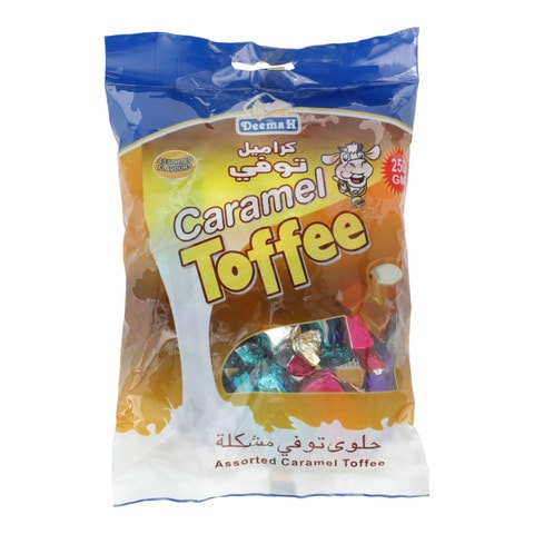 Deemah Caramel Toffee Assorted Flavour 250 gr