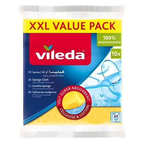 Vileda Sponge Cloth XXL 10 PCS price in UAE | Carrefour UAE ...