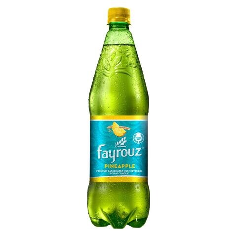 Buy Fayrouz Pineapple Flavoured Non-Alcoholic Malt Beverage - 970 ml ...