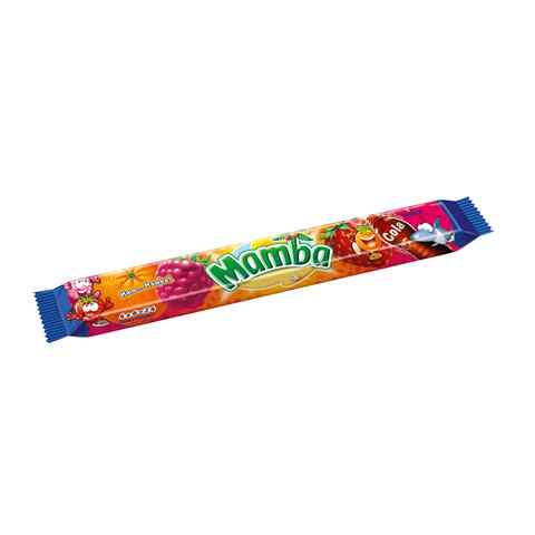 Mamba Strawberry Raspberry Orange And Cola Flavoured Chewy Candies 106g ...