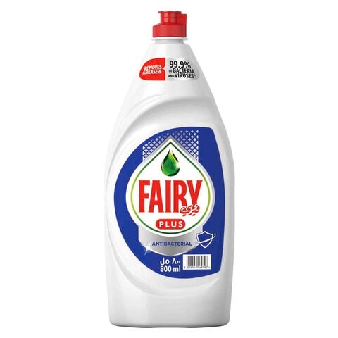 Fairy Plus Anti-Bacterial Dishwashing Liquid Soap White 800ml price in ...