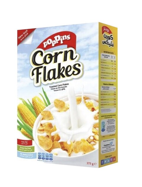Poppins Corn Flakes Toasted Corn Flakes 350g price in Kuwait ...
