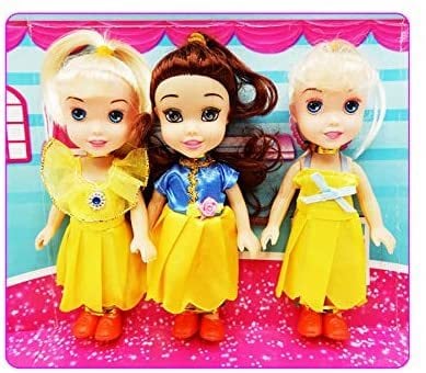Amazing Toys For Kids, Doll Pack (3 Pieces Set) (6 Inch), Beautiful ...