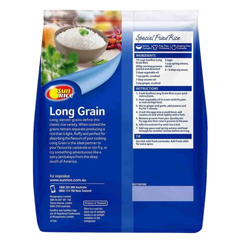 Buy Sunrise Long Grain White Rice 2Kg Online - Carrefour Kenya