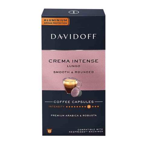 Buy Davidoff Crema Intense Lungo Intensity 9 Coffee Capsules 55g Online - Shop Beverages on ...