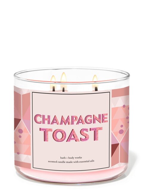 Bath Body Works- Champagne Toast 3-Wick Candle, 411 GM price in UAE ...