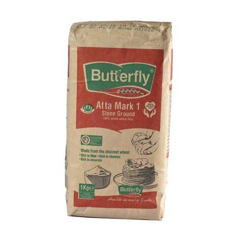 Buy Butterfly Atta Mark 1 Wheat Flour Red 1Kg Online - Carrefour Kenya