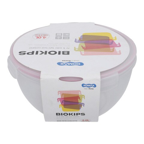 Buy Komax Biokips Air & Water Tight Food Container 4.0 Litre Online ...