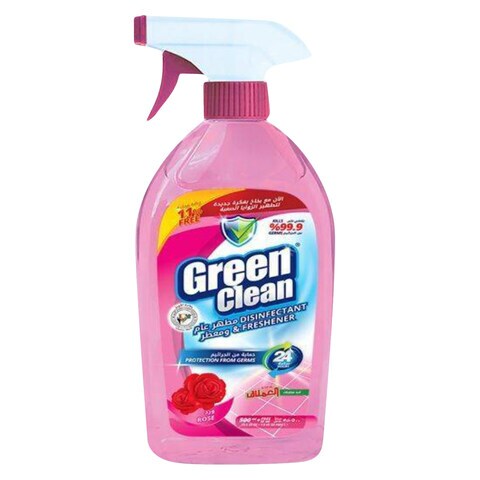 GREEN CLEAN DISINFECTANT FRESHENER ROSE 500ML price in Kuwait ...