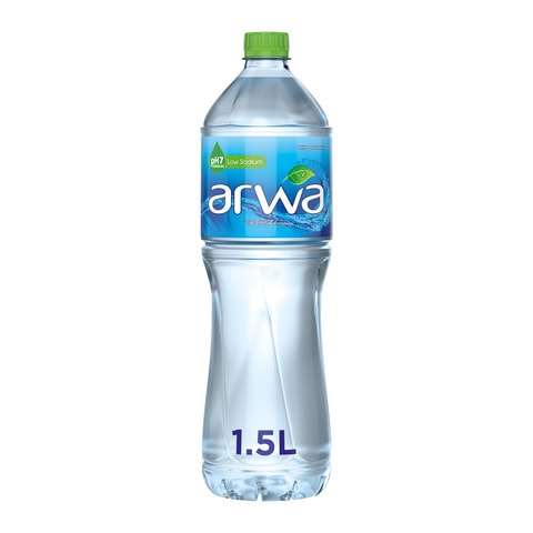 Buy Arwa Bottled Drinking Water 1.5L Online - Shop Beverages on Carrefour Saudi Arabia