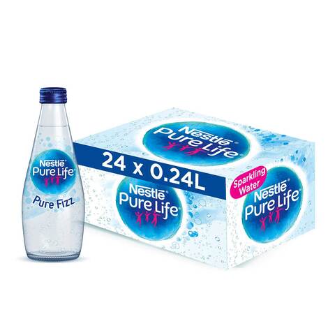 Nestle Pure Life Sparkling Water - 240 ML x 24 PCS price in Egypt ...