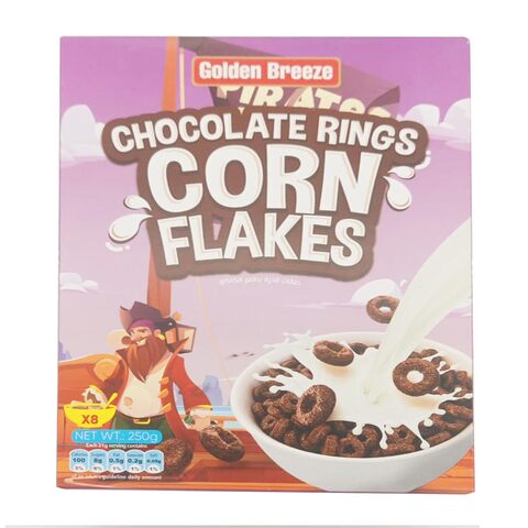 Buy Golden Breeze Choco Rings Cornflakes - 250 gram Online - Shop Food ...