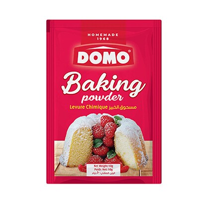 Buy Domo Baking Powder 10GR Online - Shop Food Cupboard on Carrefour ...