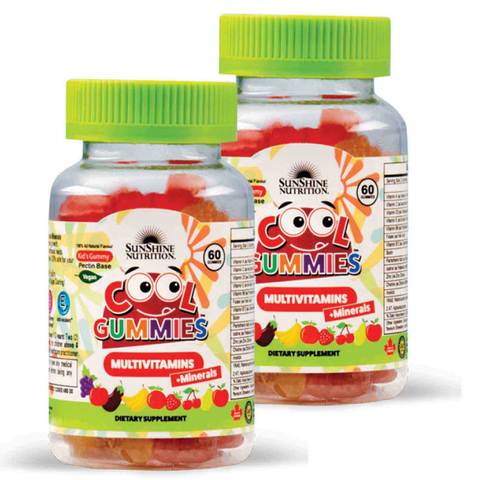 Sunshine Nutrition Multivitamin Dietary Supplement 60 Cool Gummies Pack ...