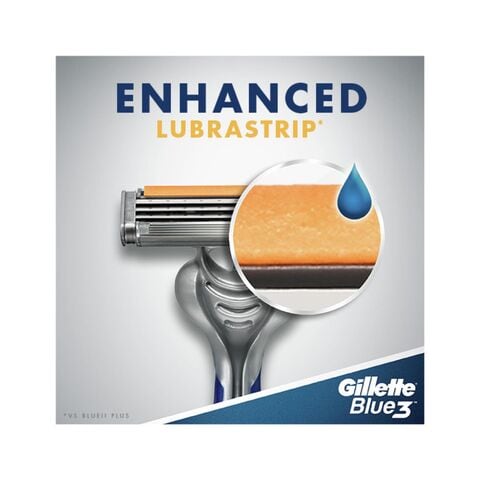 تسوق جيليت بلو 3 كومفورت جل شفرات موس الحلاقة للإستعمال مرة واحدة ...