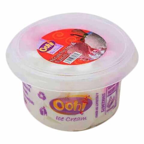 Ooh! Vanilla And Strawberry Ice Cream 120ml