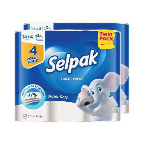 Selpak Toilet Paper Regular 18 Sheet x2 price in UAE | Carrefour UAE ...