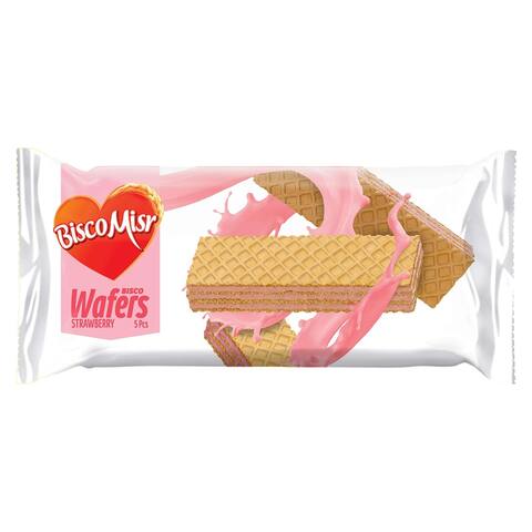 Bisco Misr Wafer With Strawberry - 5 Pieces Online | Carrefour Egypt