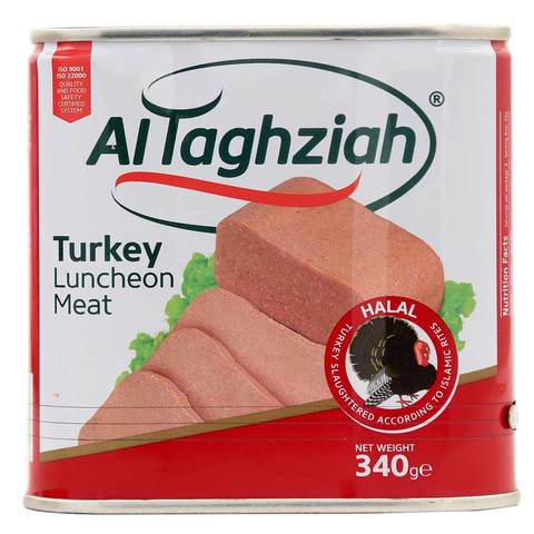 Al Taghziah Turkey Luncheon Meat 340g price in UAE | Carrefour UAE ...