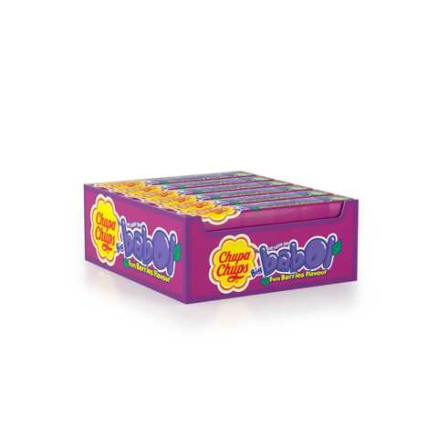 Chupa Chups Big Babol Bubble Gum Fun Berries Flavour 27g Pack of 20 ...