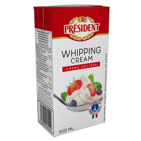 President UHT Whipping Cream 500ml price in UAE | Carrefour UAE ...