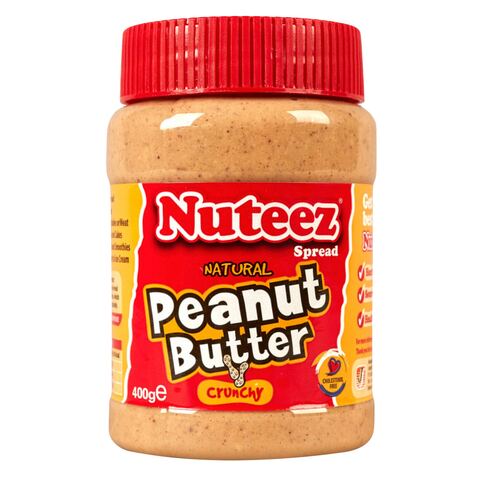 Buy Nuteez Natural Crunchy Peanut Butter 400g Online - Carrefour Kenya