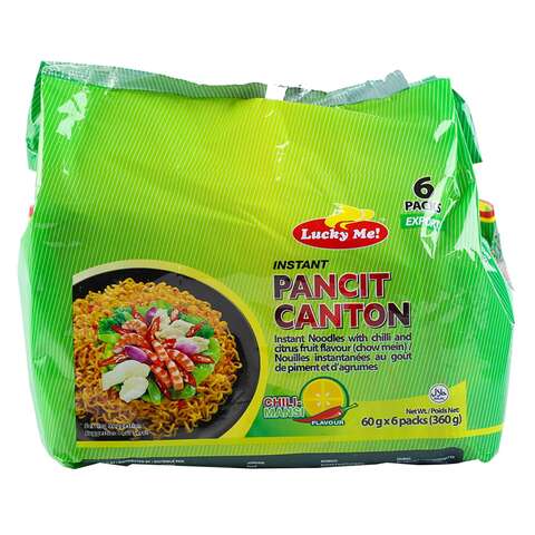 Lucky Me Pancit Canton Chili-Mansi Noodles 60g x Pack of 6 price in ...