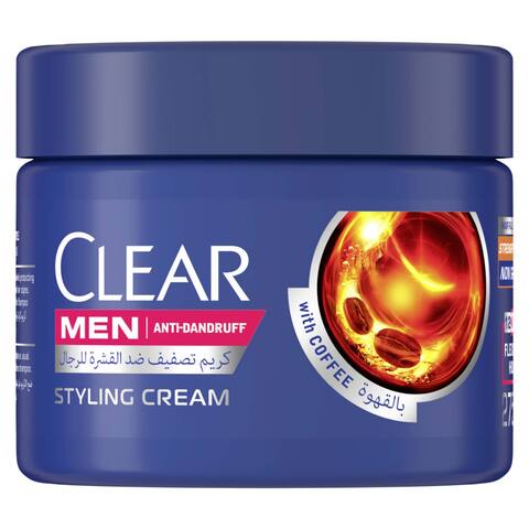 Clear men styling hair cream with coffee 275ml Online | Carrefour KSA