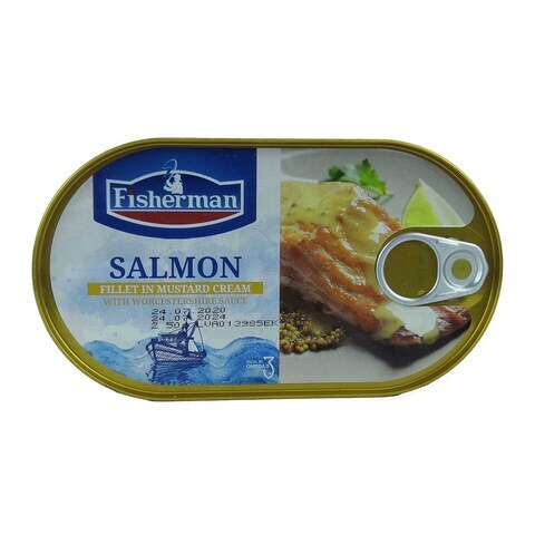 Fisherman Salmon In Mustard - 170 gram price in Egypt | Carrefour Egypt ...