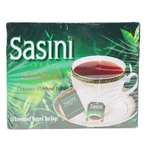 Buy Sasini Gold Enveloped Tagged Tea Bags 50 Pieces Online - Carrefour Kenya