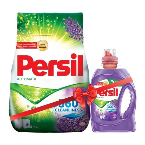 Persil Automatic Powder Detergent With Lavender - 5 kg + Persil Gel ...