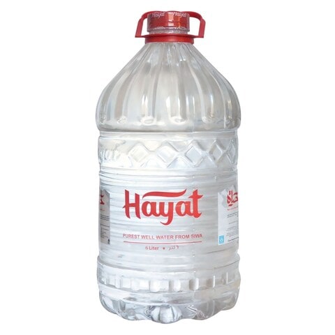 Hayat Natural Water - 6 Liter price in Egypt | Carrefour Egypt ...
