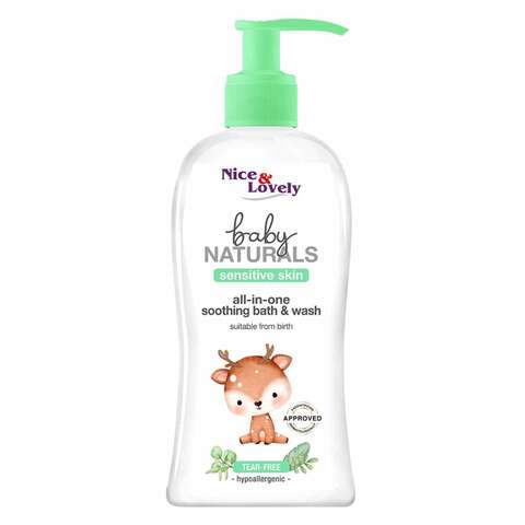 Buy NICE & LOVELY BABY BATH &WASH 300ML Online - Carrefour Kenya