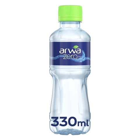 Arwa Bottled Drinking Water Zero Sodium 330ml Online | Carrefour KSA