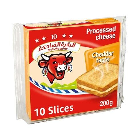 La Vache Quirit Cheddar Taste Sliced Cheese 200 gr price in Kuwait ...
