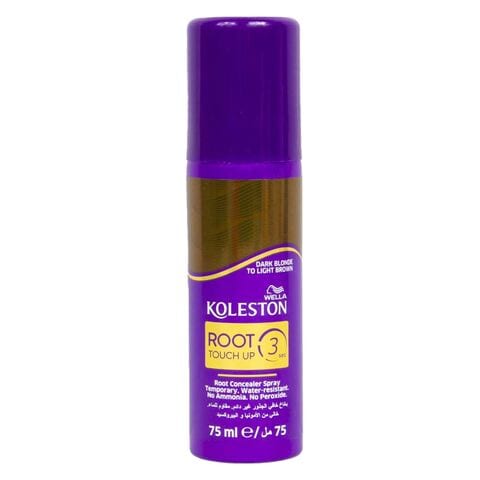 WELLA KOLESTON ROOT CONCEALER SPRAY TEMPORARY WATER RESISTANT BLACK ...