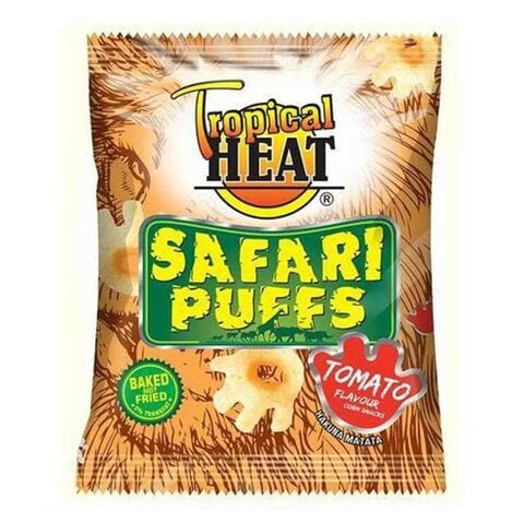 Buy Tropical Heat Snacks Safari Puffs Tomato 100G Online - Carrefour Kenya