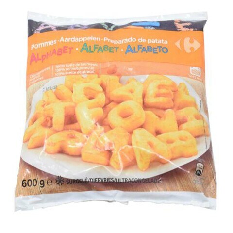 Buy Carrefour Frozen Alphabet Shape Potato Fries 600g Online ...