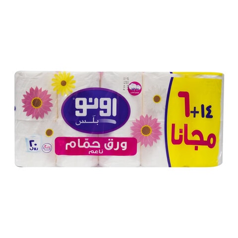 Uno toilet tissue 220sheet 14+6 roll price in Saudi Arabia | Carrefour ...